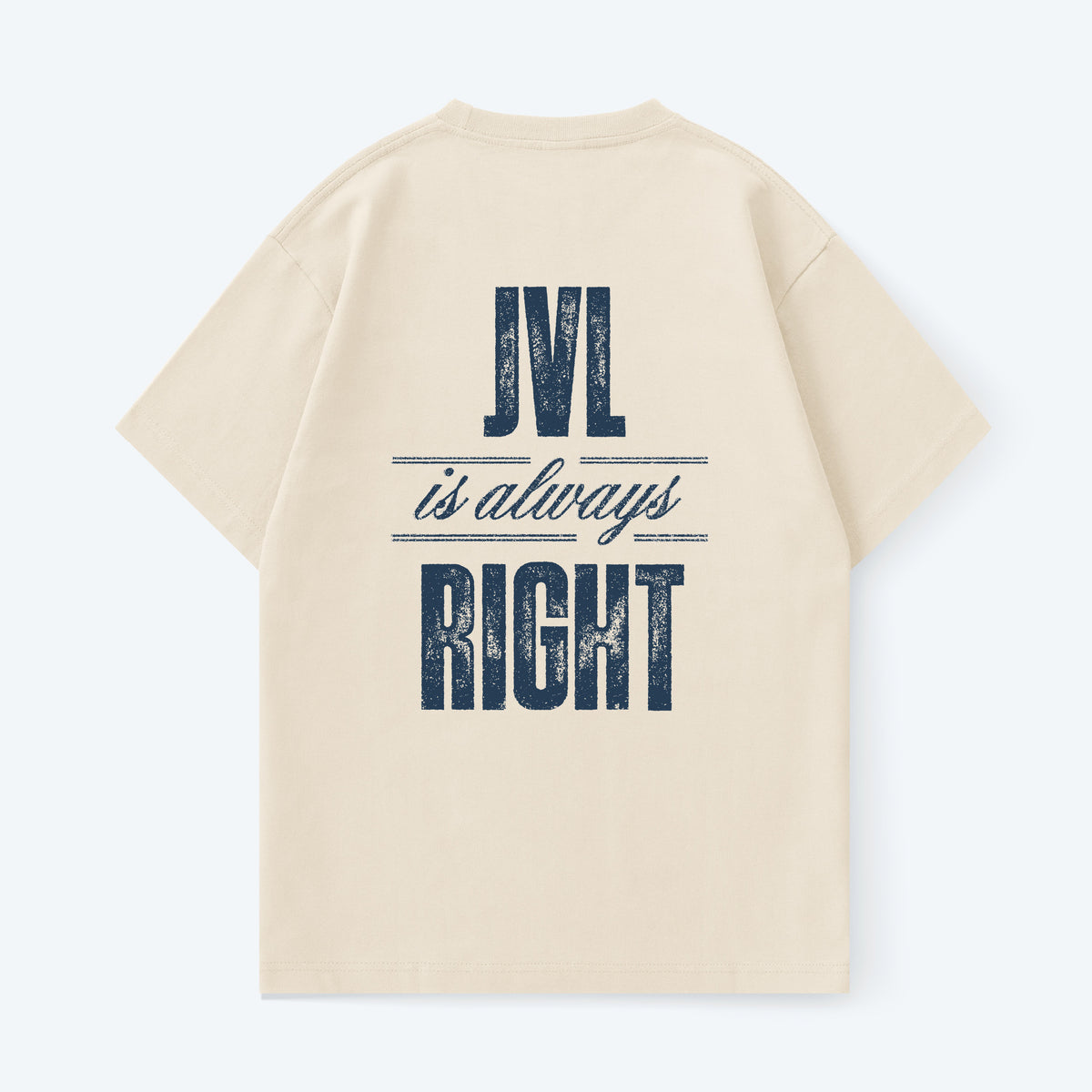 "JVL Is Always Right" Oversized Tee – The Bulwark